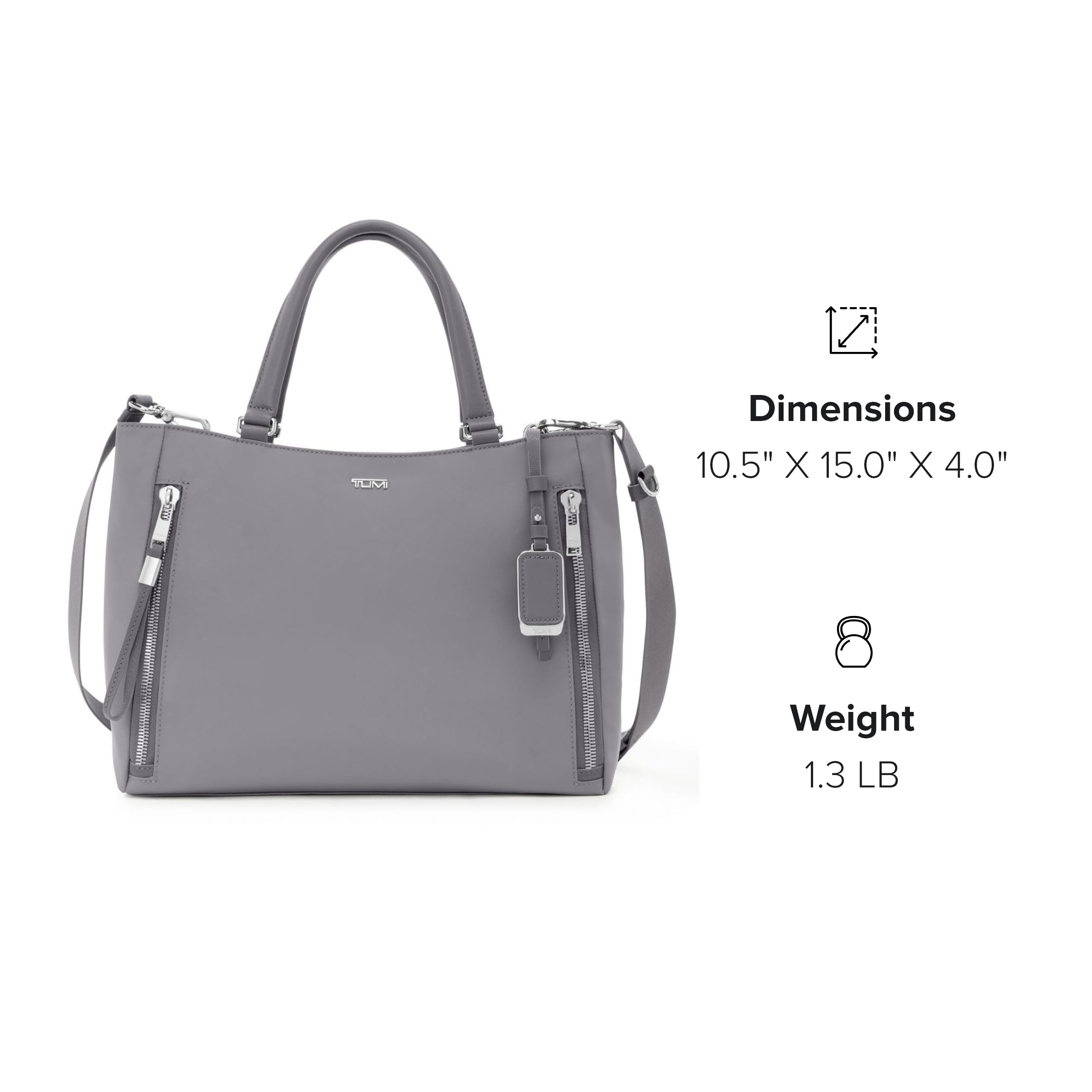 TUMI Voyageur Valetta Medium Tote - Fog