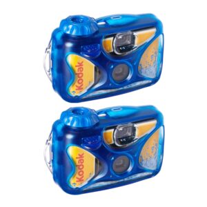 kodak sport underwater single-use disposable camera with 800 speed 27-exposure film (2-pack)