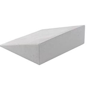 Teak Tuning Monument Series Concrete Fingerboard Small Kicker Ramp Obstacle - 3" Long, 1" Tall - Ultra Premium, Super Durable Polymer Modified Concrete - Sterling Gray Colorway