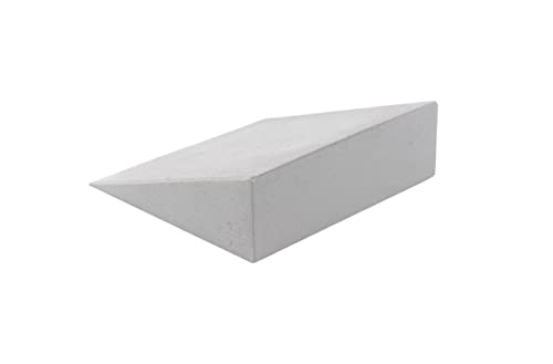 Teak Tuning Monument Series Concrete Fingerboard Small Kicker Ramp Obstacle - 3" Long, 1" Tall - Ultra Premium, Super Durable Polymer Modified Concrete - Sterling Gray Colorway