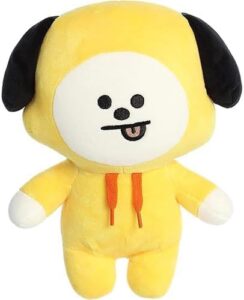 aurora® lovable bt21 chimmy stuffed animal - collectible fun - delightful cuteness - yellow 10 inches