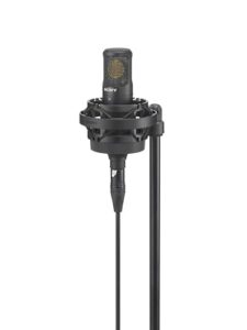 sony media c-80 unidirectional studio condenser microphone with advanced capsule technology, dual diaphragm configuration, and acoustic shifting circuit