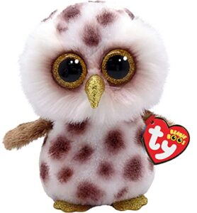 ty beanie boo whoolie - a spotted owl - 6"