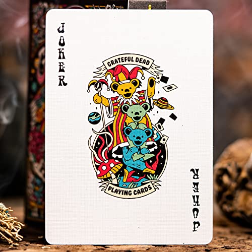 theory11 Grateful Dead Playing Cards Premium Deck with Iconic Band-Themed Artwork