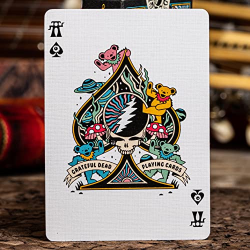 theory11 Grateful Dead Playing Cards Premium Deck with Iconic Band-Themed Artwork