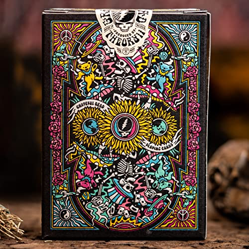 theory11 Grateful Dead Playing Cards Premium Deck with Iconic Band-Themed Artwork