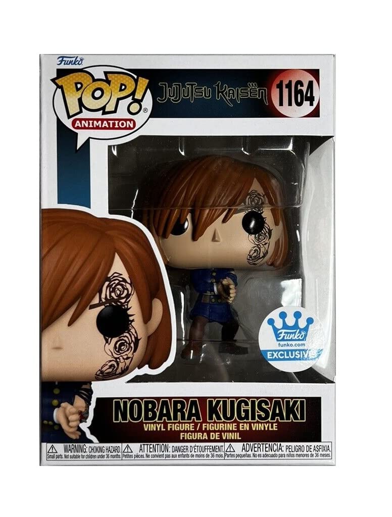 Funko Jujutsu Kaisen Nobara Kugisaki in Fight Stance Pop 1164 Exclusive Bundled with Pop Protector