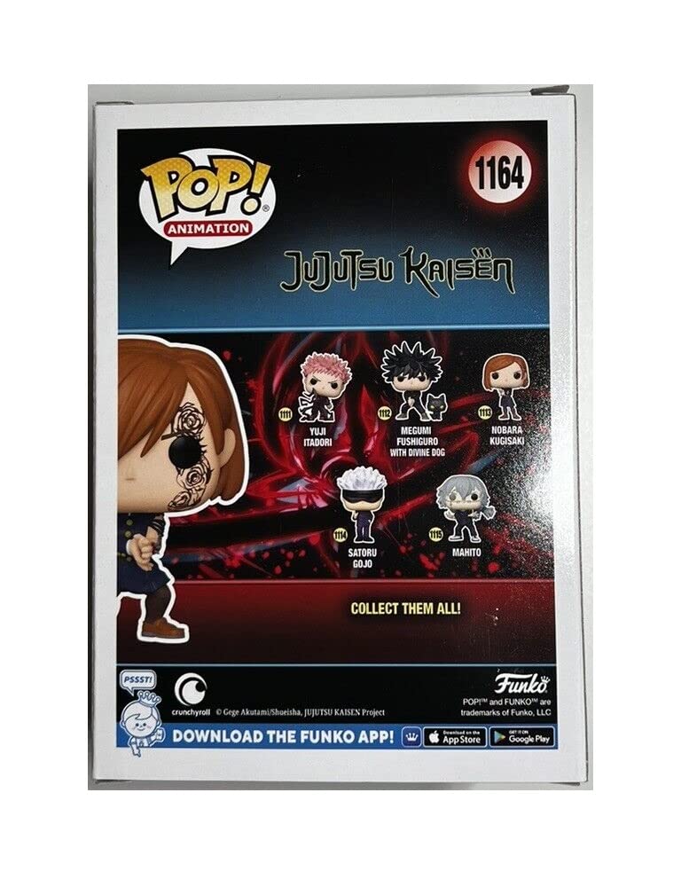 Funko Jujutsu Kaisen Nobara Kugisaki in Fight Stance Pop 1164 Exclusive Bundled with Pop Protector