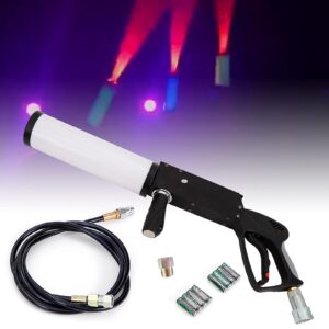 co2 handheld cryo gun,led co2 cryo cannon special effects fog machine gun with 3m hose jet special effects fog smoke