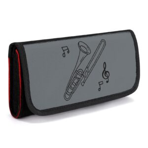 trombone carrying case for switch protective travel storage bag with game card slots