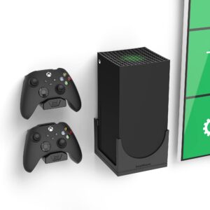 totalmount bundle for xbox series x – includes wall mount and four controller holders