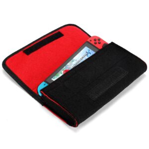 Trombone Carrying Case for Switch Protective Travel Storage Bag with Game Card Slots