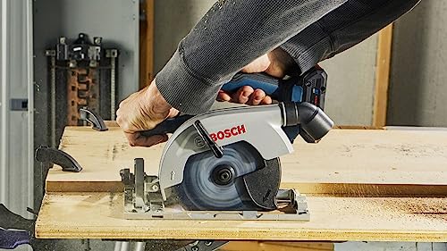 BOSCH GKS18V-22LB25 18V Brushless Blade-Left 6-1/2 In. Circular Saw Kit with (2) CORE18V 4 Ah Advanced Power Batteries