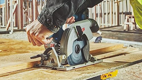 BOSCH GKS18V-22LB25 18V Brushless Blade-Left 6-1/2 In. Circular Saw Kit with (2) CORE18V 4 Ah Advanced Power Batteries