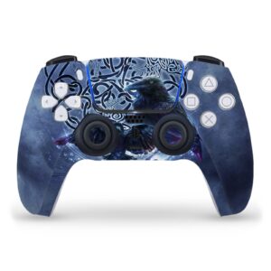 head case designs officially licensed brigid ashwood raven art mix vinyl faceplate sticker gaming skin decal cover compatible with sony playstation 5 ps5 dualsense controller