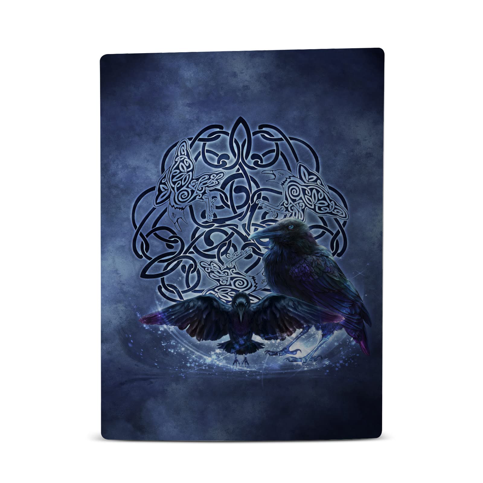 Head Case Designs Officially Licensed Brigid Ashwood Raven Art Mix Vinyl Faceplate Sticker Gaming Skin Decal Cover Compatible with Sony PlayStation 5 PS5 Disc Edition Console