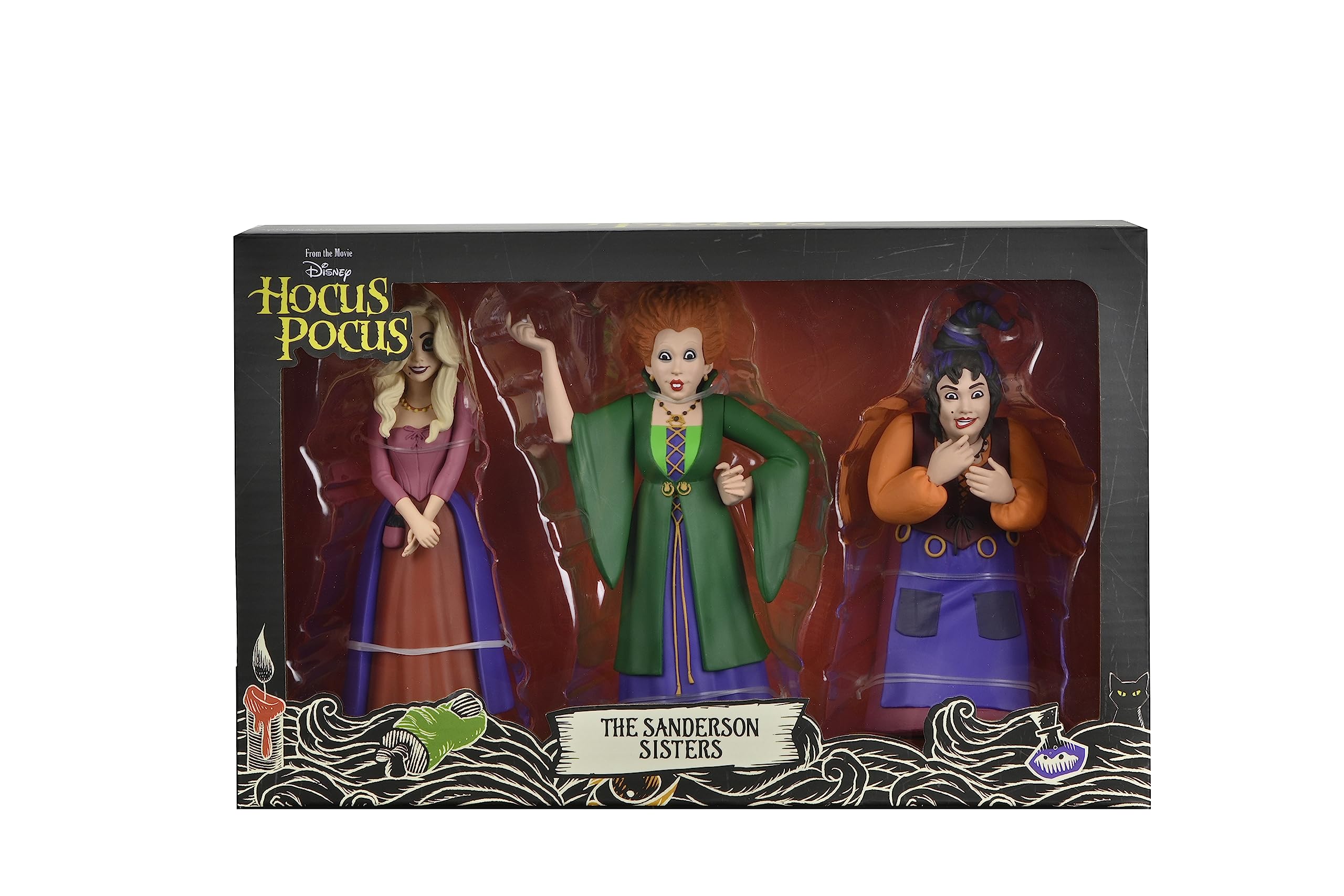 NECA Hocus Pocus: Toony Terror Sanderson Sisters 6" Action Figure 3-Pack