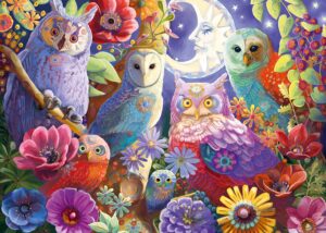 ravensburger night owl hoot jigsaw puzzle - 300 larger format pieces | vibrant, glare-free imagery | perfect interlocking fit | fsc certified sustainable wood | ideal for ages 9 and up