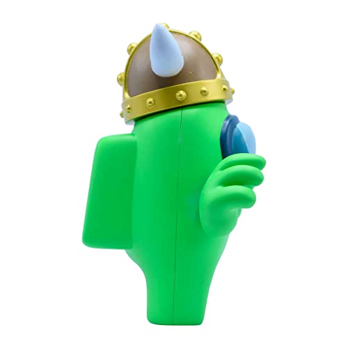 Just Toys LLC Among Us Collectible Figures - Series 2 (Green w/Viking Hat)