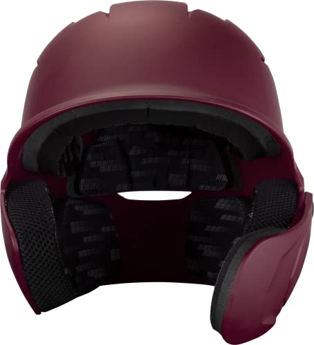 MARUCCI DURAVENT Batting Helmet with JAW Guard, Maroon, Senior, NOCSAE/SEI Certified