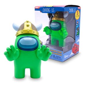 just toys llc among us collectible figures - series 2 (green w/viking hat)