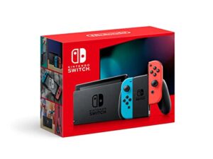 nintendo switch™ with neon blue and neon red joy‑con™ (renewed)