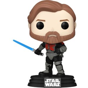 funko star wars: the clone wars obi-wan kenobi mandalorian armor pop! vinyl figure #599 - entertainment earth exclusive