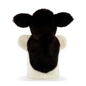 DEMDACO Animalcraft Black and White 11 Inch Stuffed Plush Puppet Clarabelle The Cow