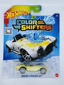 hot wheels 2023 - shelby cobra 427 s/c - color shifters - 2023 mix 1 - mint/nrmint ships bubble wrapped in a box