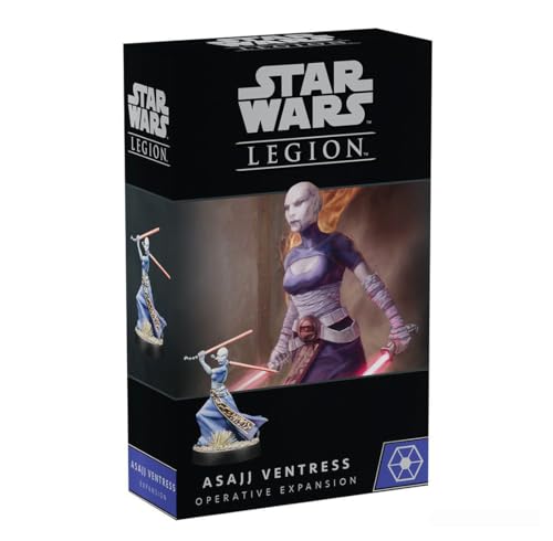 Star Wars: Legion Asajj Ventress Operative Expansion - Unleash Sinister Power! Tabletop Miniatures Strategy Game for Kids and Adults, Ages 14+, 2 Players, 3 Hour Playtime, Made by Atomic Mass Games