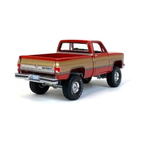 Truck 1/64 1983 Chevy K10 4x4, Red/Gold, Exclusive Limited Edition CP7805