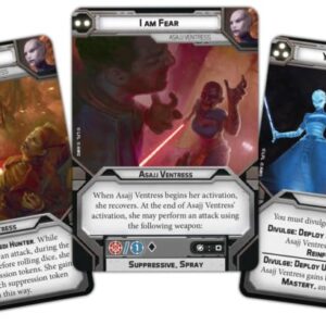 Star Wars: Legion Asajj Ventress Operative Expansion - Unleash Sinister Power! Tabletop Miniatures Strategy Game for Kids and Adults, Ages 14+, 2 Players, 3 Hour Playtime, Made by Atomic Mass Games