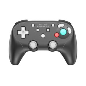 retro fighters bladegc wireless controller next-gen - gamecube, switch, pc, gameboy player compatible (black)