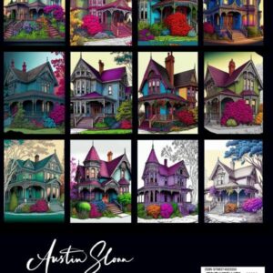 Old Fashioned Houses Coloring Book Volume 1 for Adults and Teens: 8.5 x 11 in | 50 Coloring Pages | Adult Coloring Book with Stress Relieving ... your life. Relaxation, Anxiety, Meditati