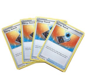 pokemon energy search - 128/159 - crown zenith trainer card lot x4