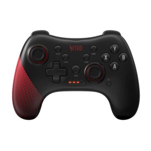 acer nitro wired gaming controller - featuring joystick, directional pad, turbo button, action buttons and led indicator lights - compatible with windows and android devices