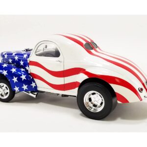 1940 Gasser Patriot American Flag Livery Limited Edition to 300 Pieces Worldwide 1/18 Diecast Model Car by Acme A1800923