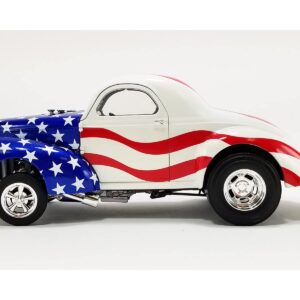 1940 Gasser Patriot American Flag Livery Limited Edition to 300 Pieces Worldwide 1/18 Diecast Model Car by Acme A1800923