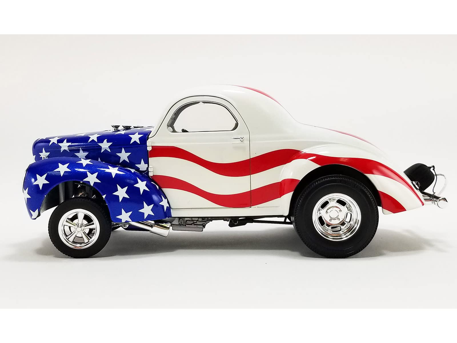 1940 Gasser Patriot American Flag Livery Limited Edition to 300 Pieces Worldwide 1/18 Diecast Model Car by Acme A1800923