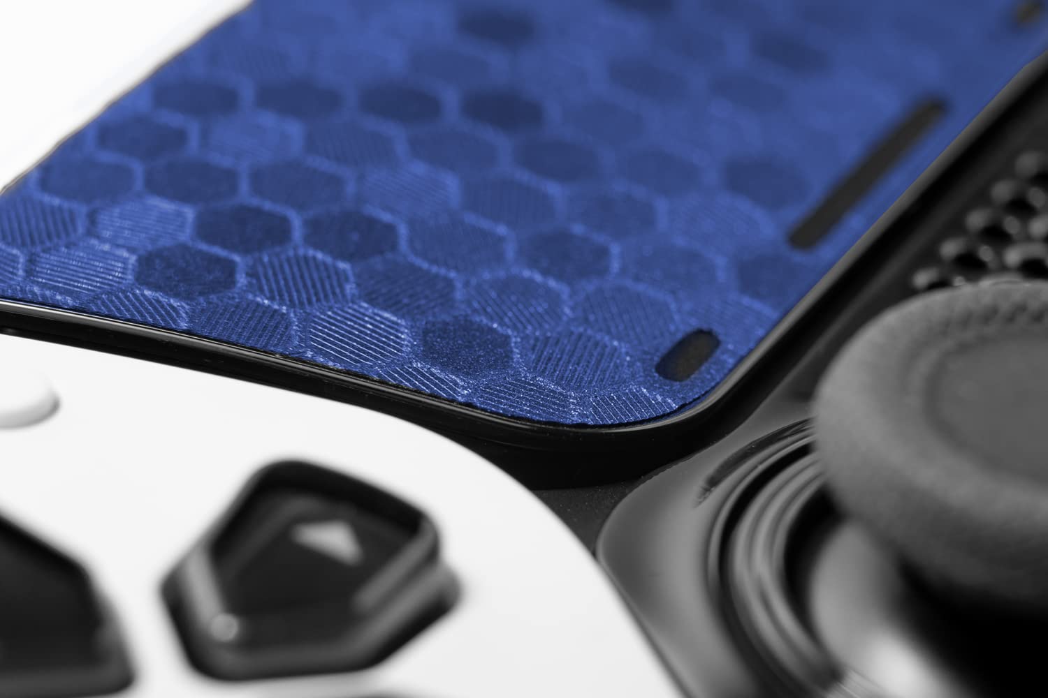 Skin Compatible with Dualsense Edge - TouchProtect Cover to Protect, Add Style, & Enhance your PS5 Dualsense controller's Trackpad with texture! (Hex - Blue)