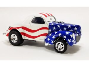 1940 gasser patriot american flag livery limited edition to 300 pieces worldwide 1/18 diecast model car by acme a1800923