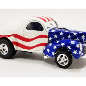 1940 Gasser Patriot American Flag Livery Limited Edition to 300 Pieces Worldwide 1/18 Diecast Model Car by Acme A1800923