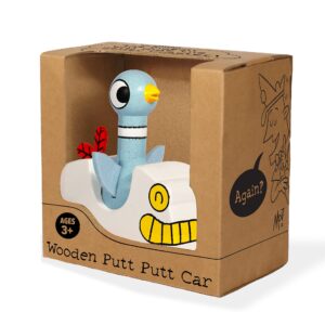 YOTTOY Mo Willems Collection | The Pigeon in Putt Putt Car Wooden Toy