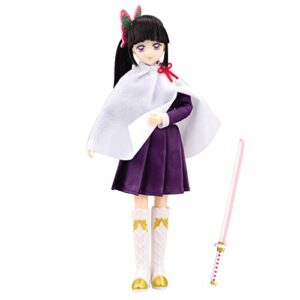 bandai - demon slayer - kimetsu no yaiba style fashion doll - kanao tsuyuri