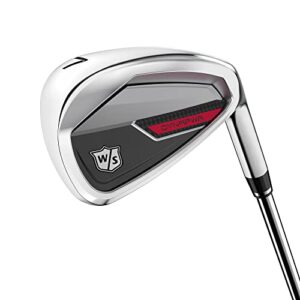 wilson dynapower men's steel golf irons - right hand, stiff, 5-pw, gw