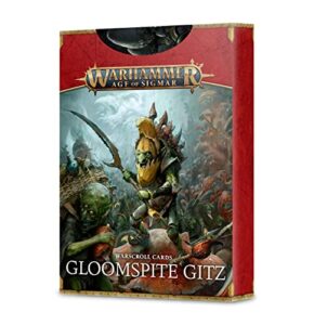 warhammer age of sigmar - gloomspite gitz warscroll cards