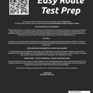 National Real Estate Salesperson License Exam Prep: Everything You Need to Become a Real Estate Agent → Study Guide, Math Calculations, Practice Test Similar to Exam, Term Dictionary & More!