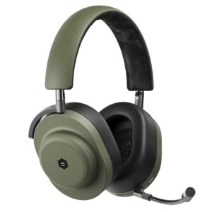 master & dynamic mg20 wireless gaming headphones, moss green