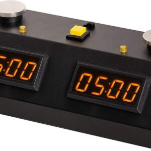 ZMF-II Digital Professional Chess Clock - Black/Yellow