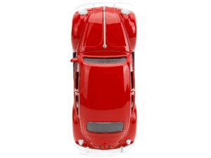 punch buggy 1:32 scale 1959 volkswagen beetle die-cast car with mini gloves accessory (red), toys for kids and adults